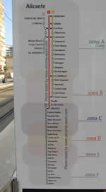 Bus and Train Updates Alicante to Costa Blanca